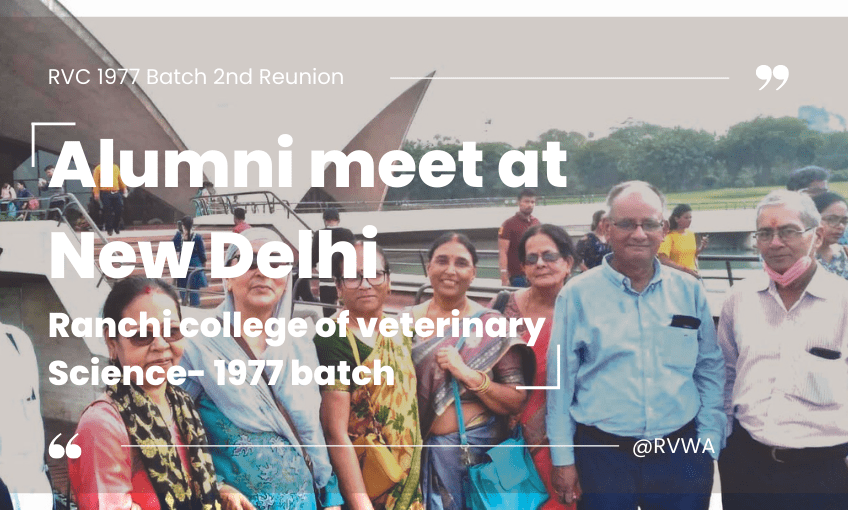 RVC 1977 Batch 2nd Reunion/ Alumni meet at New Delhi - SR Publications