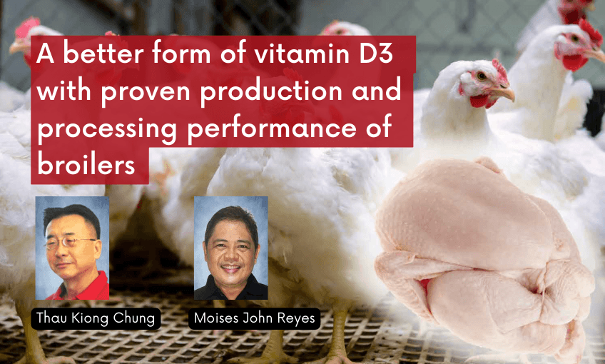A better form of vitamin D3 with proven production and processing ...