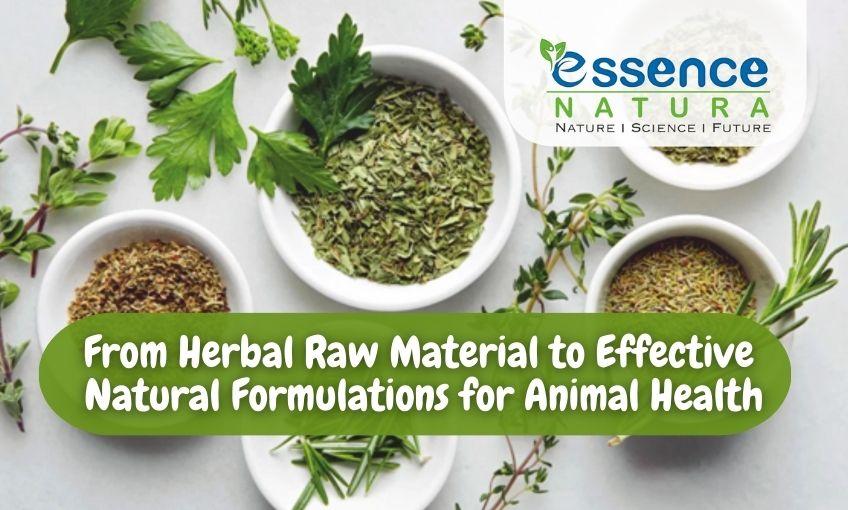 From Herbal Raw Material to Effective Natural Formulations for Animal ...