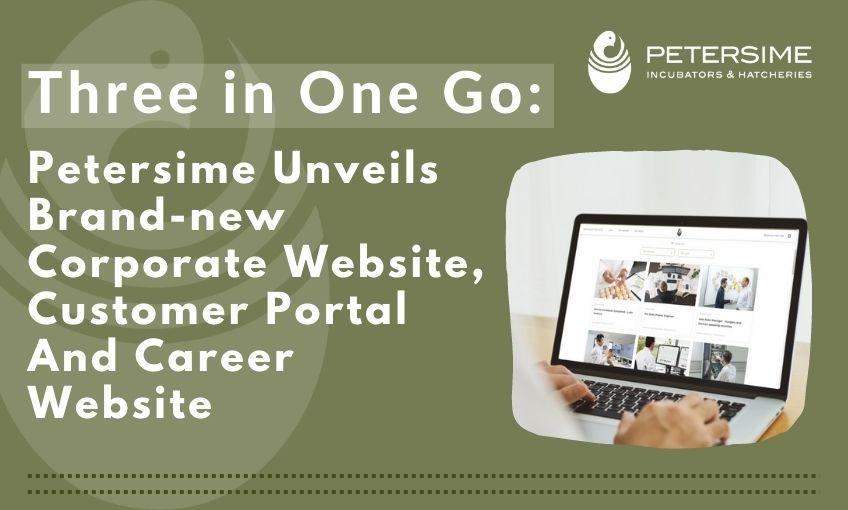 Three in one go: Petersime unveils brand-new corporate website ...