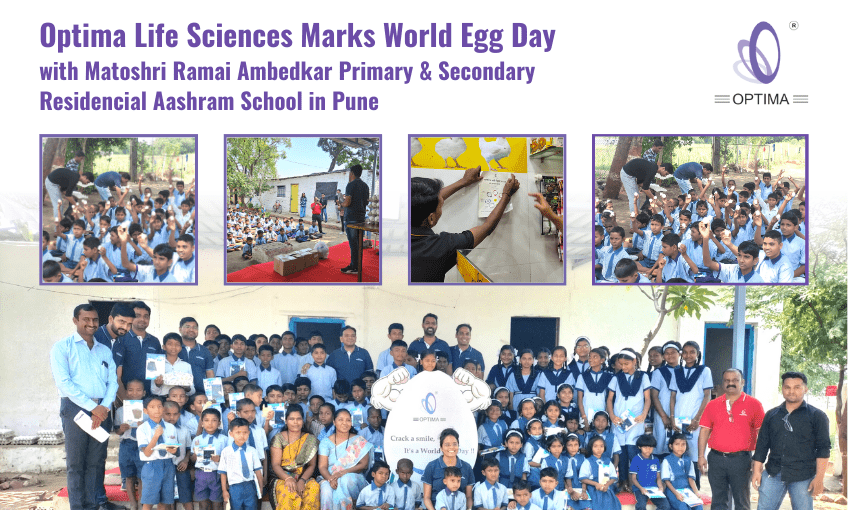 Optima Life Sciences Marks World Egg Day with Matoshri Ramai Ambedkar Primary & Secondary ...