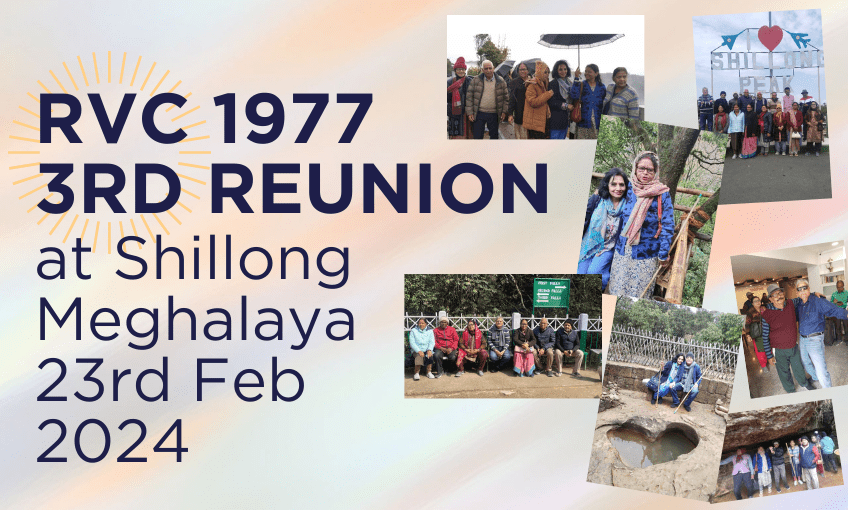 RVC 1977 3rd Reunion at Shillong Meghalaya 23rd Feb 2024 - SR Publications
