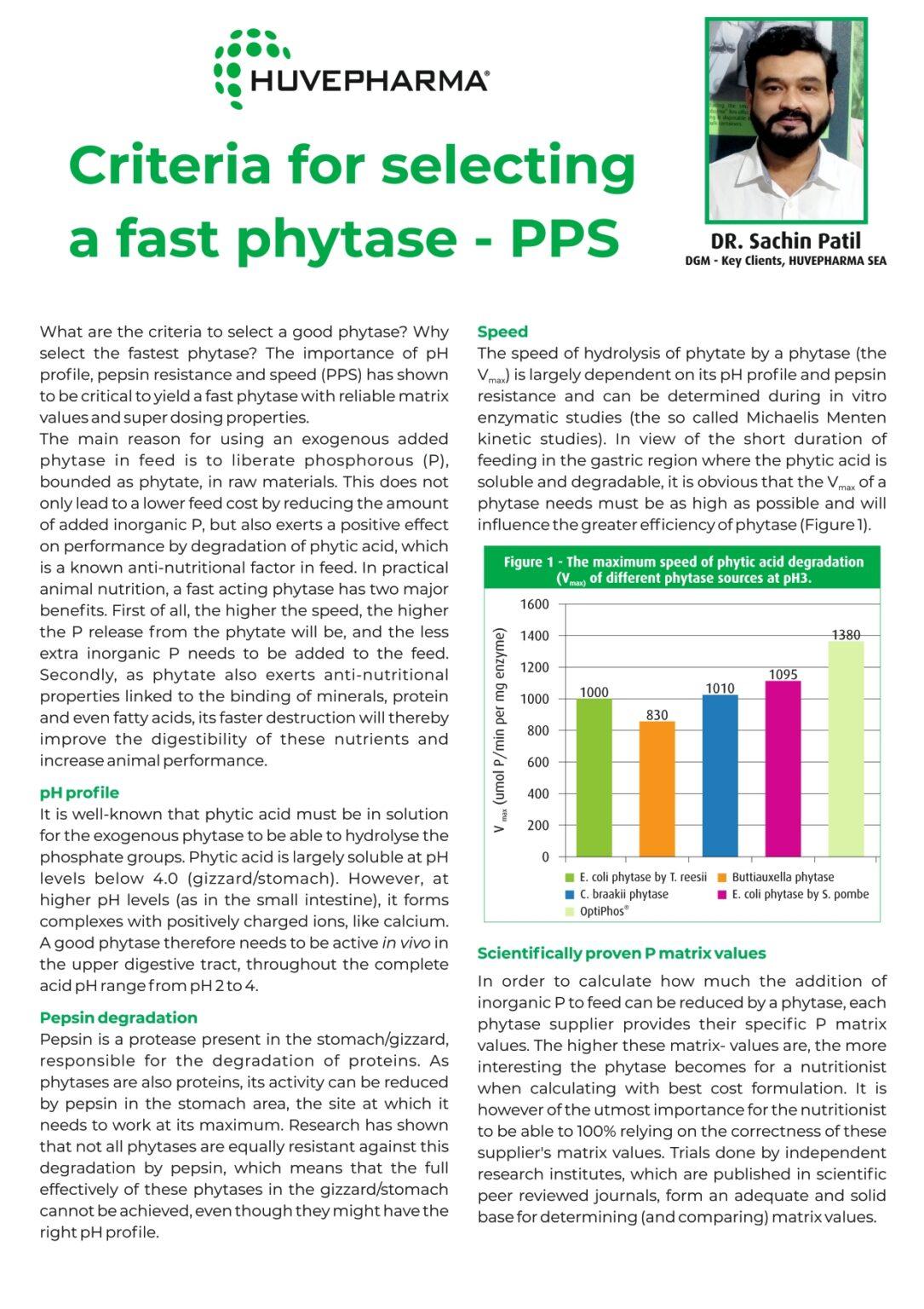 Criteria for selecting a fast phytase -PPS - SR Publications