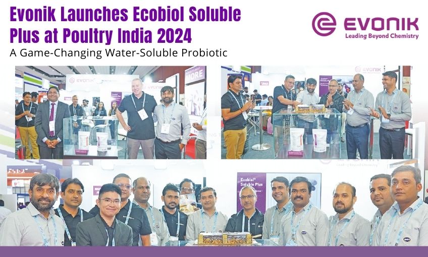 Evonik Launches Ecobiol Soluble Plus at Poultry India 2024 - SR ...