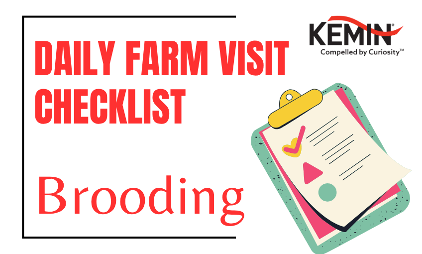 Daily Farm Visit Checklist: Brooding - SR Publications