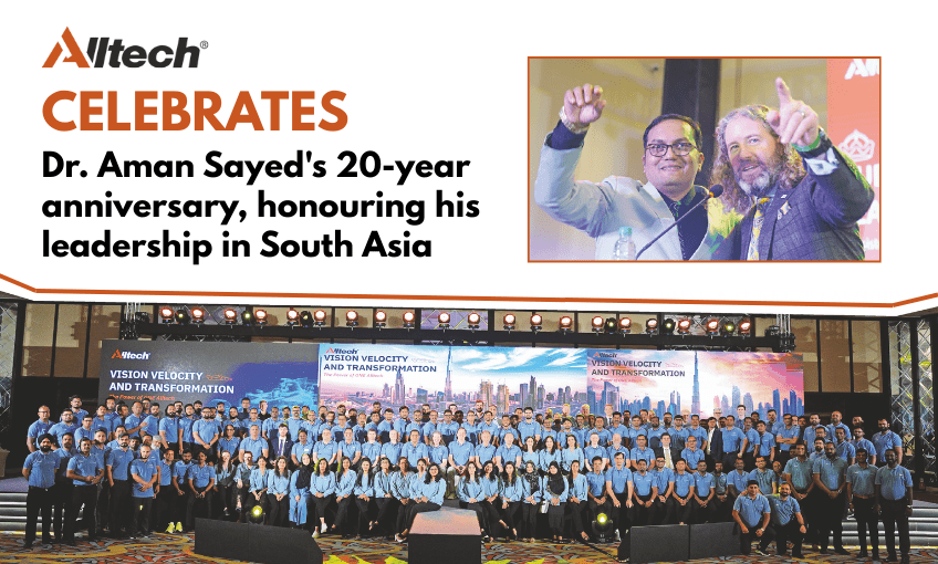 Alltech celebrates Dr. Aman Sayed’s 20-year anniversary, honouring his ...